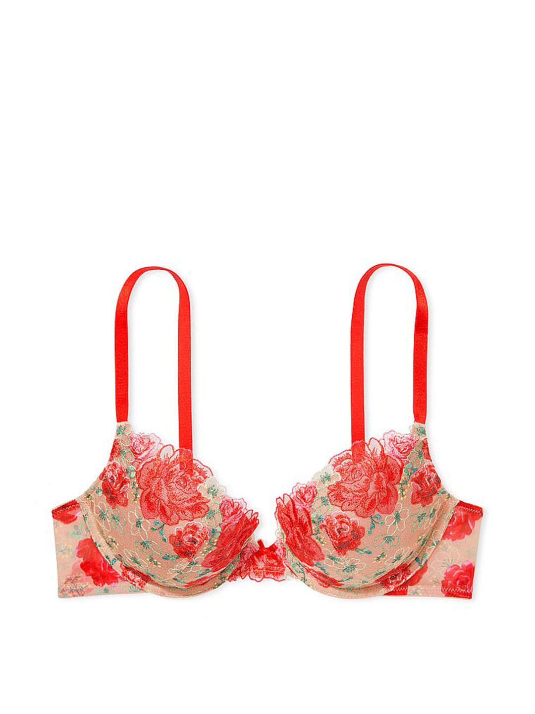 Buy Victoria's Secret Dream Angels Floral Embroidery Push Up Bra - Bra ...