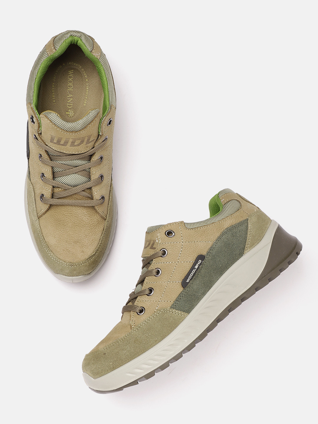 Buy Woodland Men Nubuck Leather Sneakers - Casual Shoes for Men ...