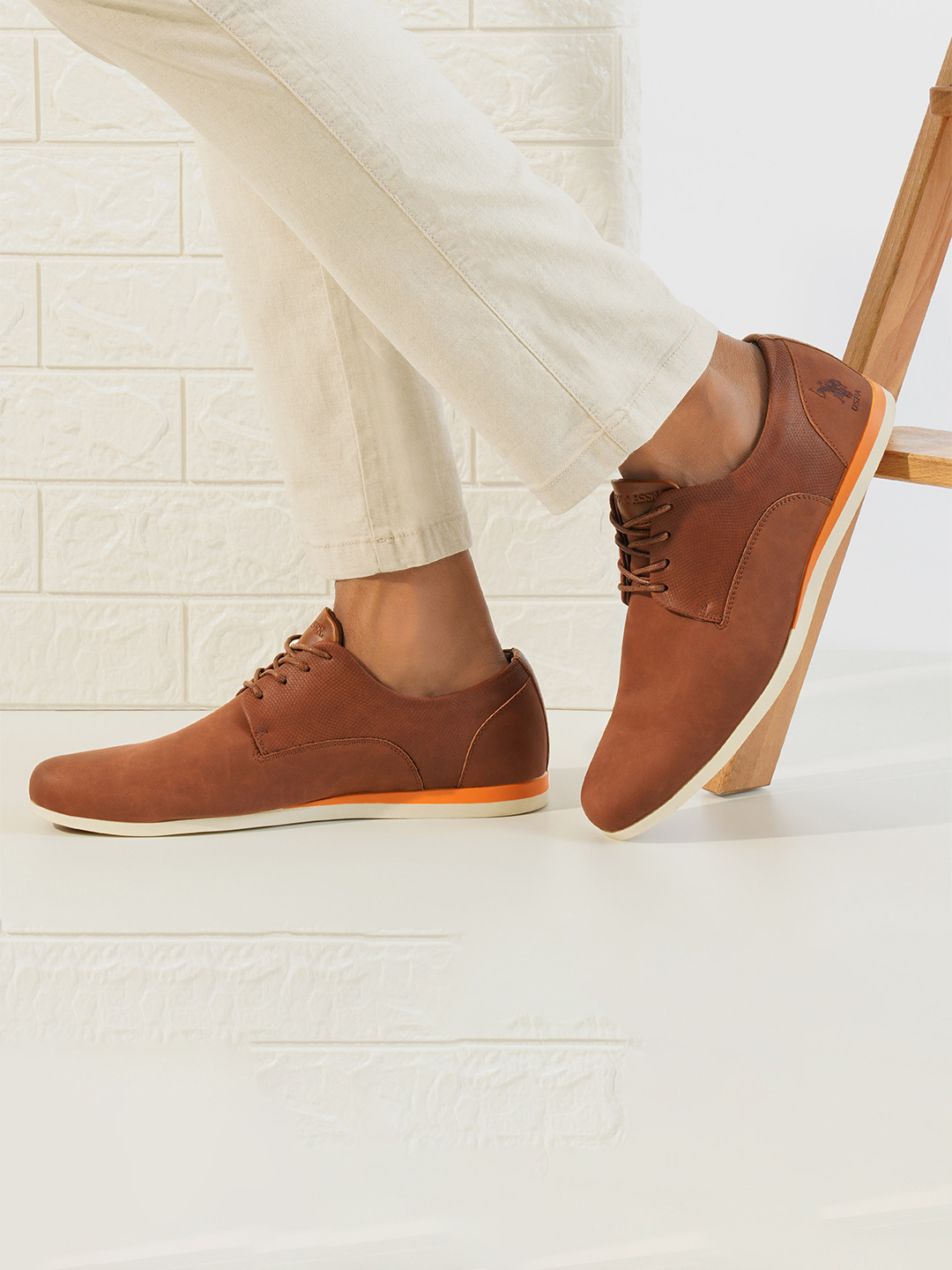 Buy U.S. Polo Assn. Men PU Lace Ups Derbys - Casual Shoes for Men ...