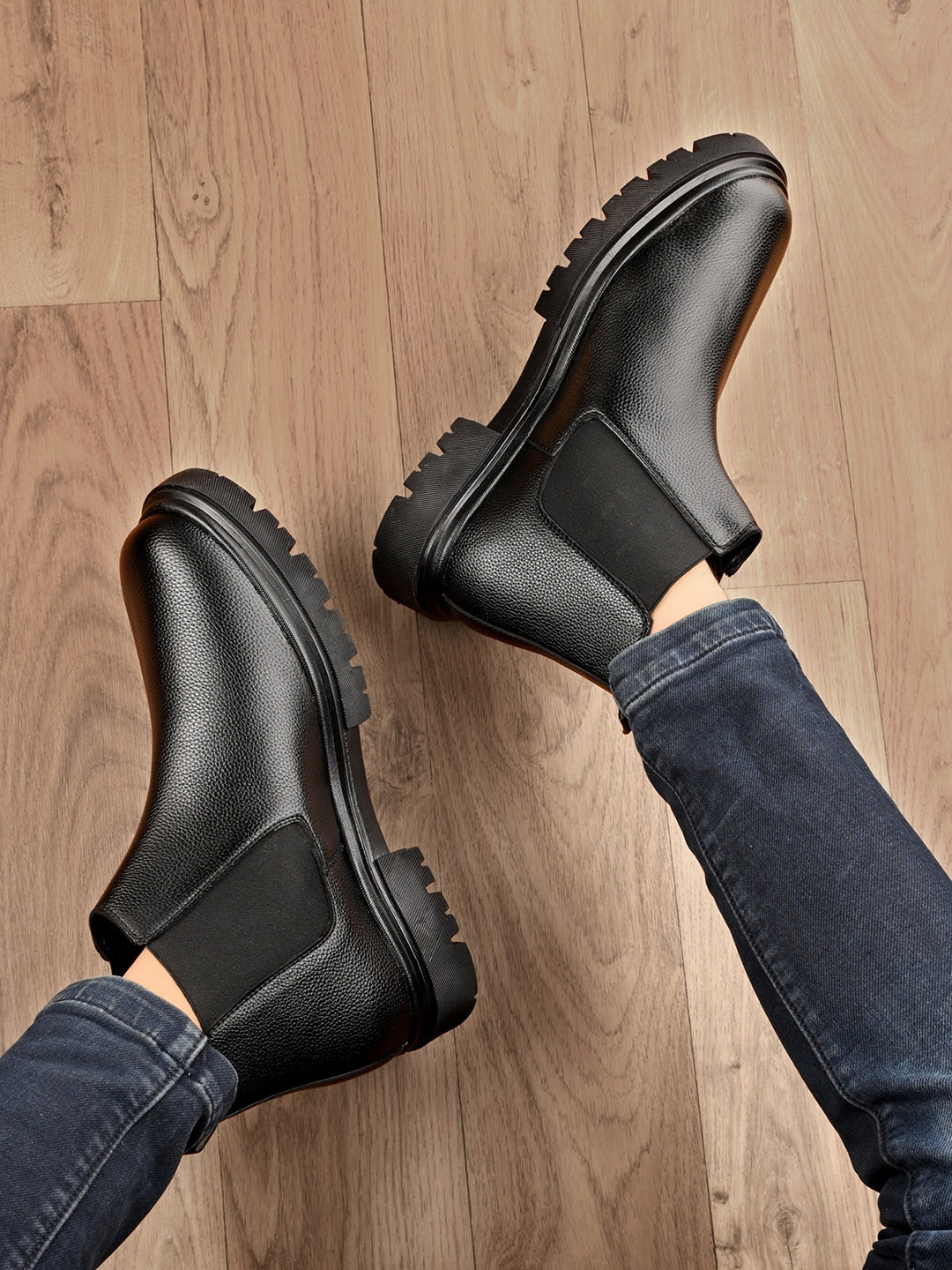 Buy AfroJack Men Textured Casual Chunky Boots - Boots for Men 29607102 ...