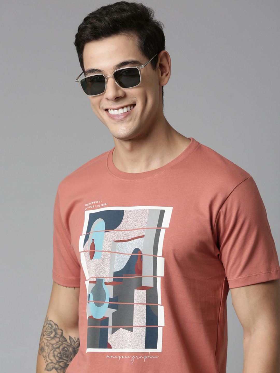 Buy MAXZONE Graphic Printed Cotton T Shirt - Tshirts for Men 29610654 ...