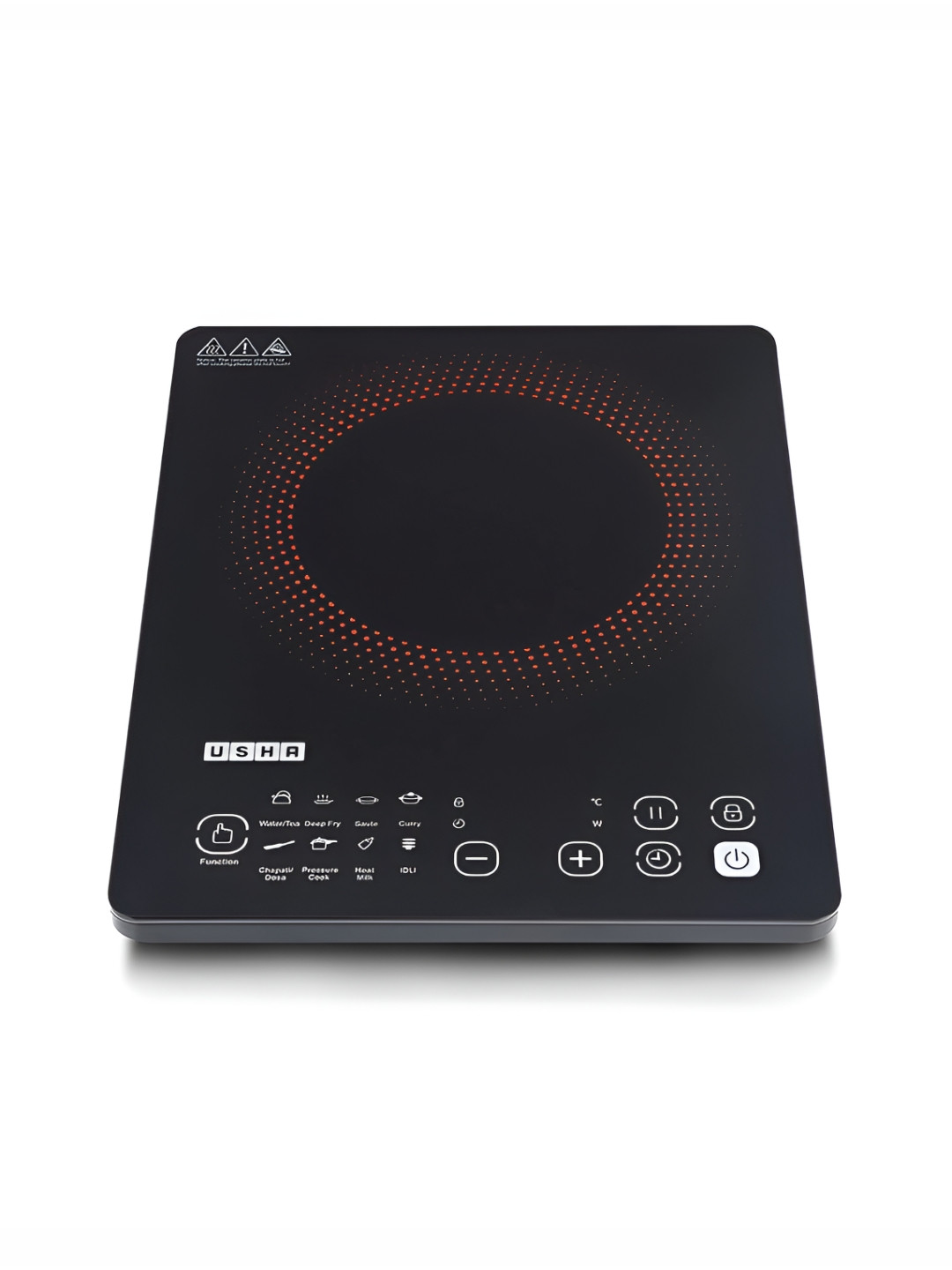 Buy Usha Black Aluminium 2000 Watts Induction Cocktop - Induction ...
