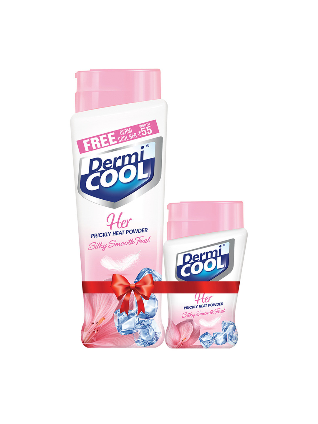 Buy DermiCOOL Her Prickly Heat Powder 150g With Free Mini Her Talcum ...