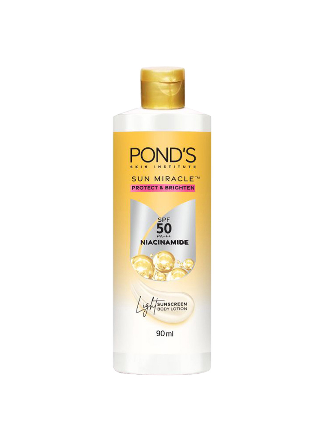 Buy Ponds Sun Miracle Protect & Brighten SPF 50 PA+++ Niacinamide Light ...
