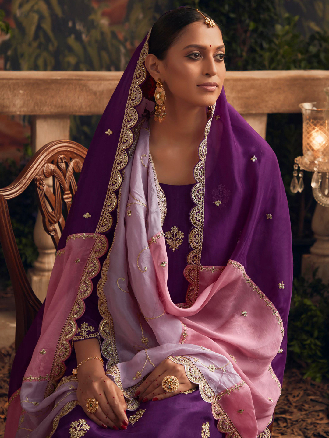 Buy Indo Era Women Ethnic Motifs Embroidered Regular Thread Work Kurta ...