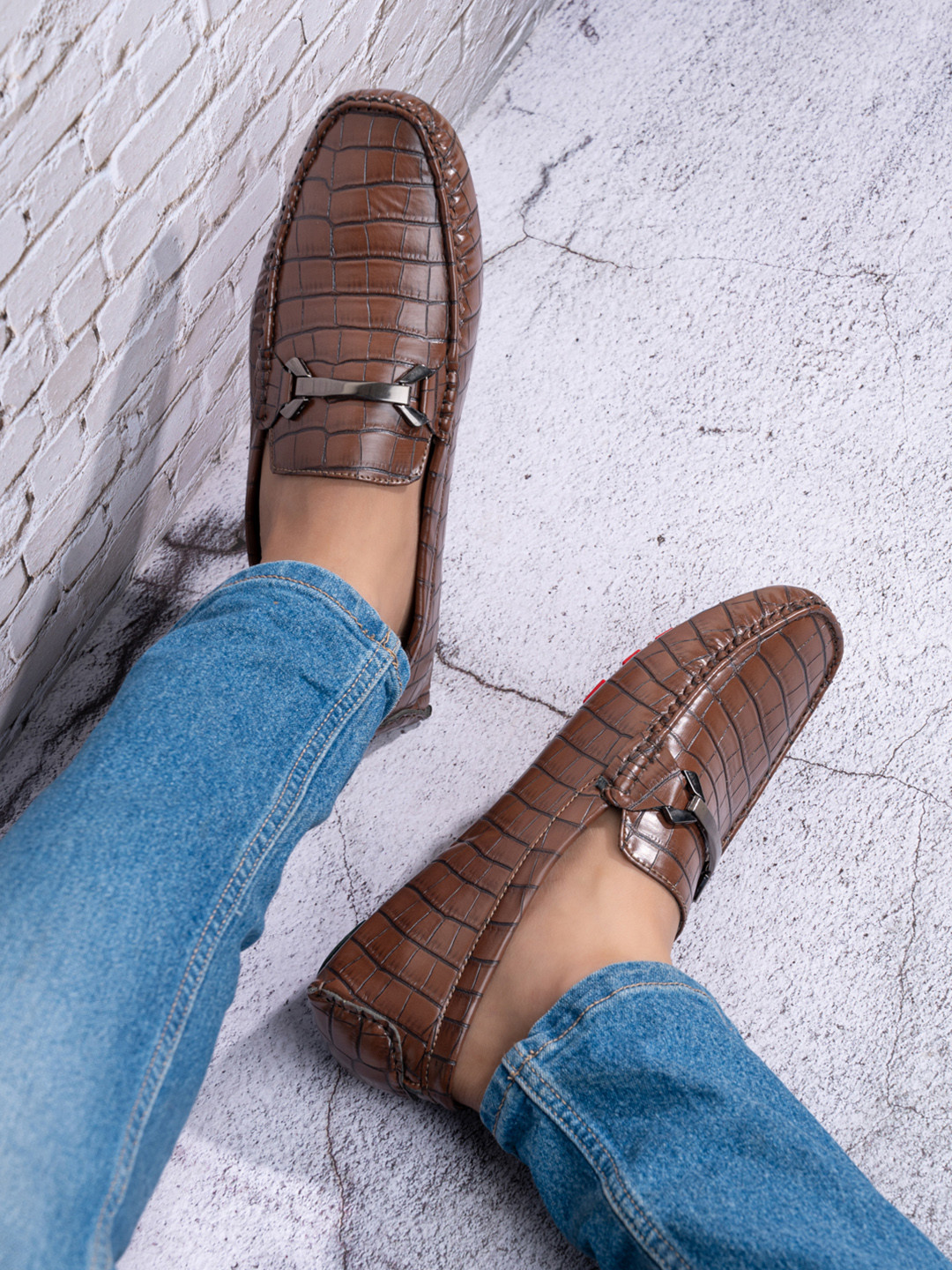 Buy Alberto Torresi Men Textured Lightweight Loafers - Casual Shoes for ...