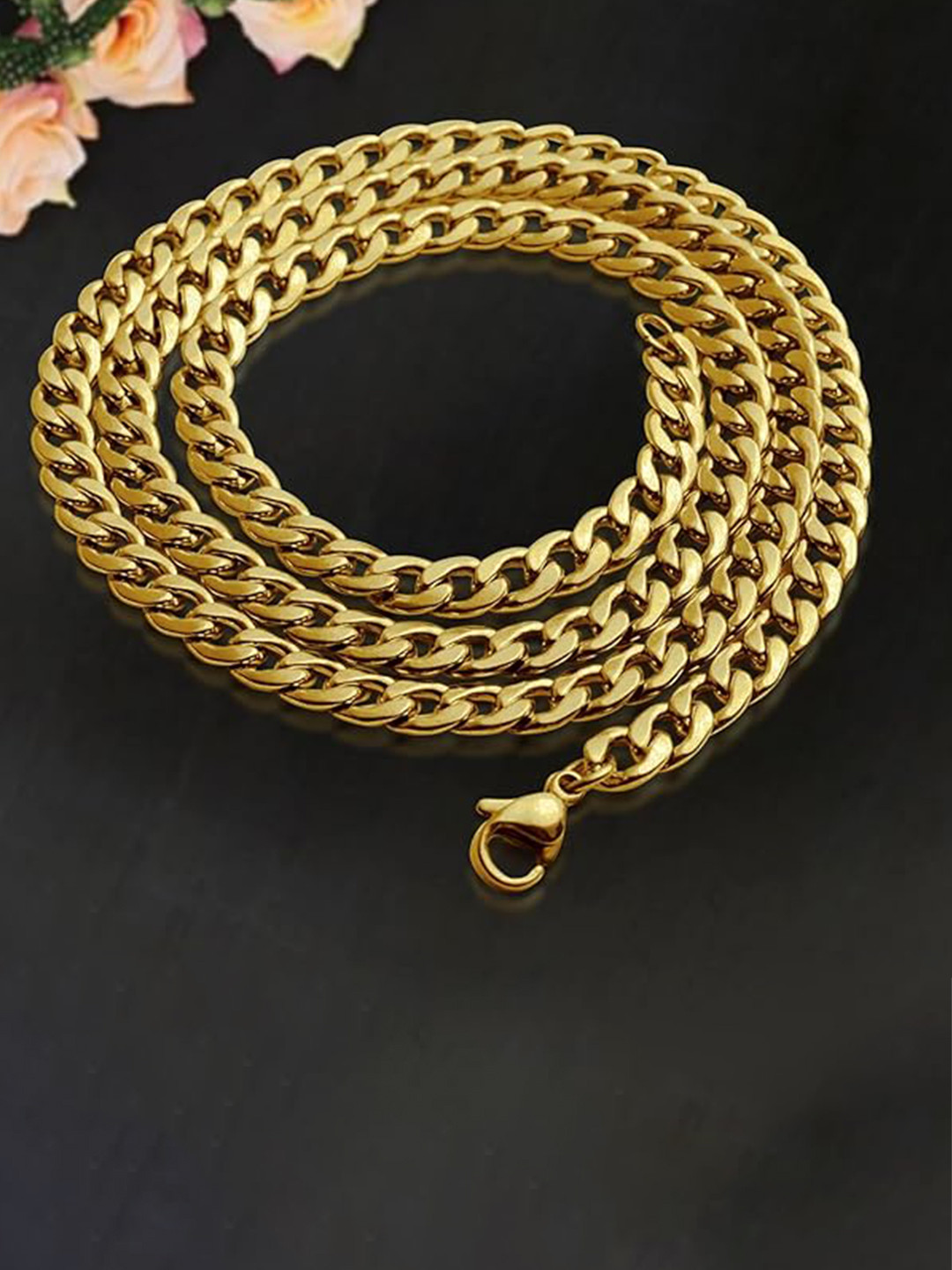 Buy MEENAZ Unisex Gold Plated Chain - Necklace And Chains for Unisex 29635626 | Myntra