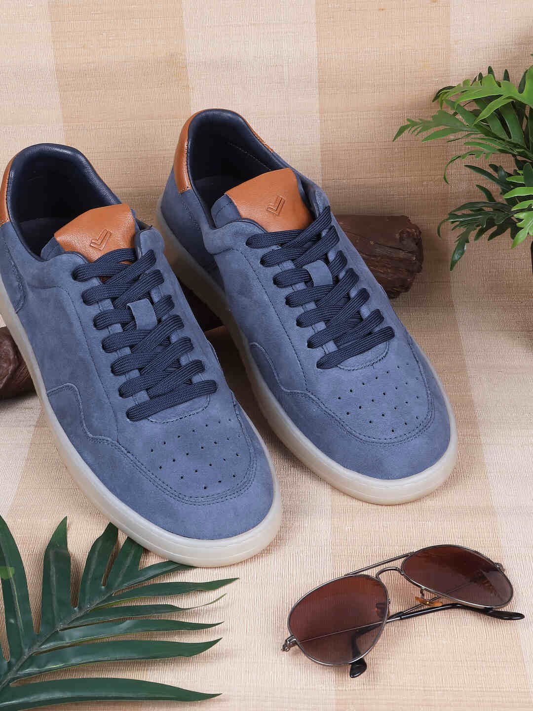 Buy Metro Men Perforations Leather Sneakers - Casual Shoes for Men ...