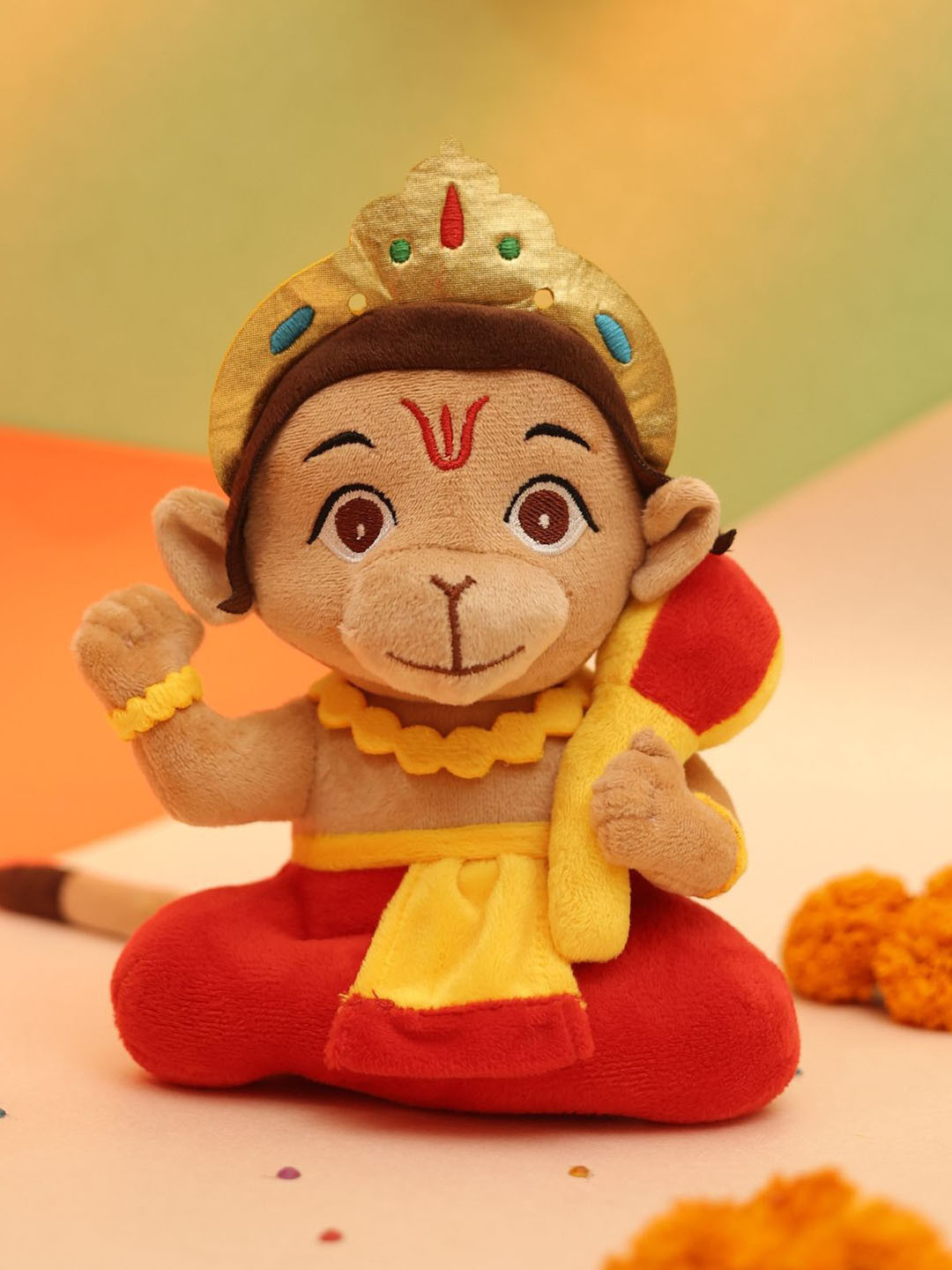 Buy Panda's Box Kids Mantra Chanting Baby Hanuman Small Musical Soft ...