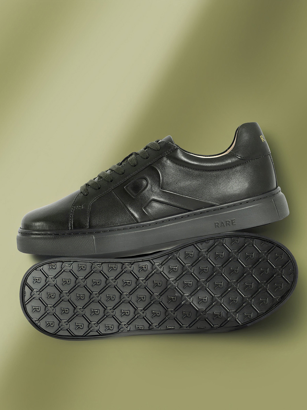 Buy RARE RABBIT Men Odessa Leather Sneakers - Casual Shoes for Men ...