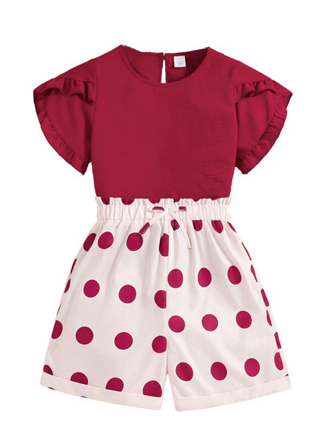 Buy StyleCast X Revolte Girls Solid Top And Printed Shorts Set ...