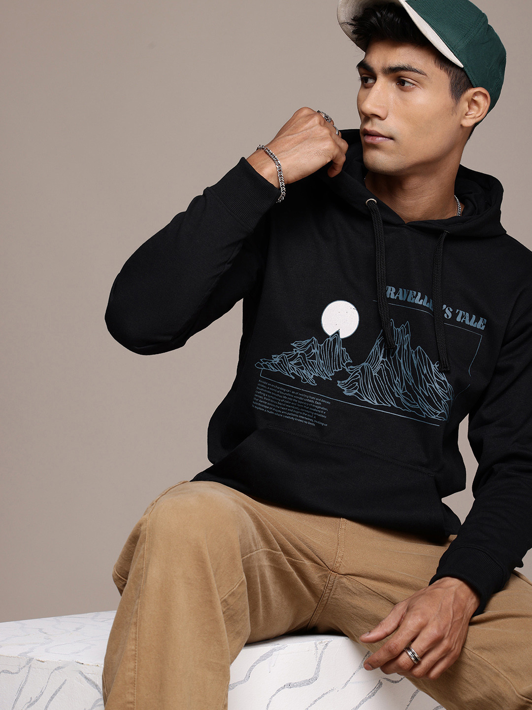 Buy The Roadster Life Co. Graphic Printed Hooded Sweatshirt - Sweatshirts for Men 29651936 | Myntra
