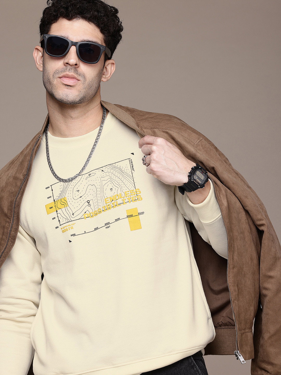 Buy The Roadster Life Co. Graphic Printed Sweatshirt - Sweatshirts for Men 29652086 | Myntra
