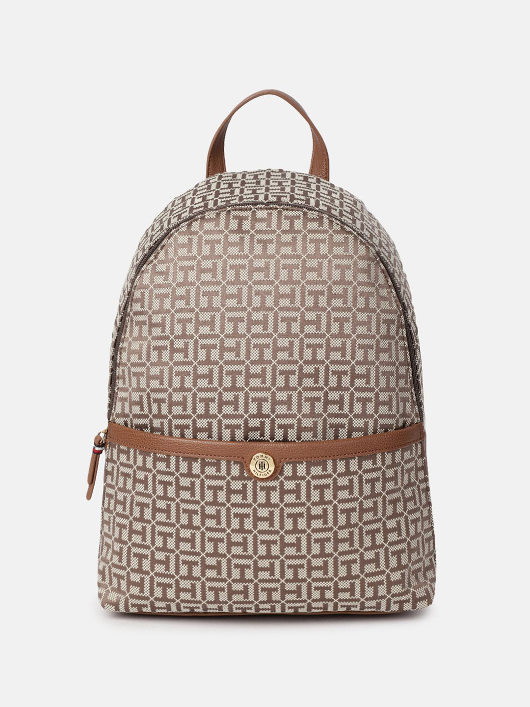 Buy Tommy Hilfiger Women Brand Logo Printed Padded Medium Backpacks ...