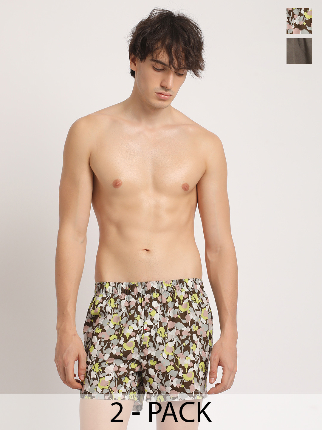 Buy THE BEAR HOUSE Pack Of 2 Printed Pure Cotton Boxers BOX LIOSA AS ...