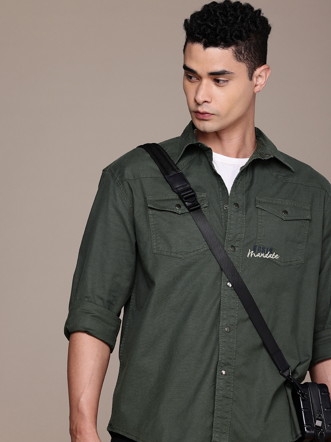 Buy The Roadster Life Co. Pure Cotton Opaque Relaxed Fit Casual Shirt - Shirts for Men 29658546 ...