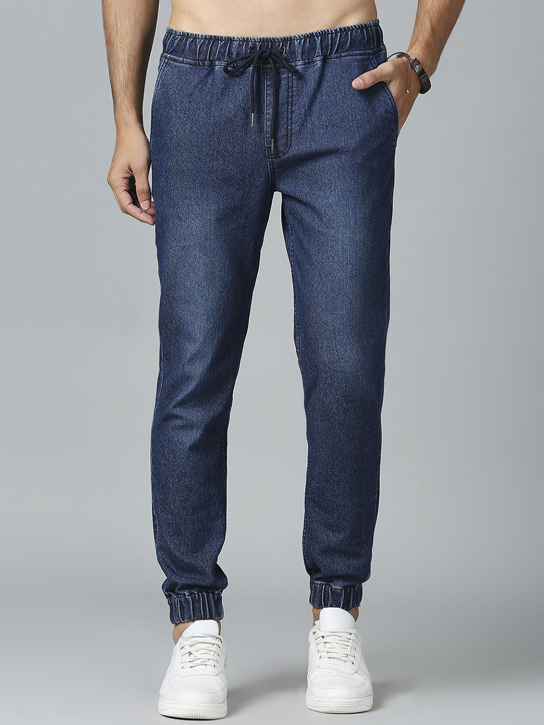 Buy The Roadster Lifestyle Co Men Slim Fit Jogger Jeans - Jeans for Men ...