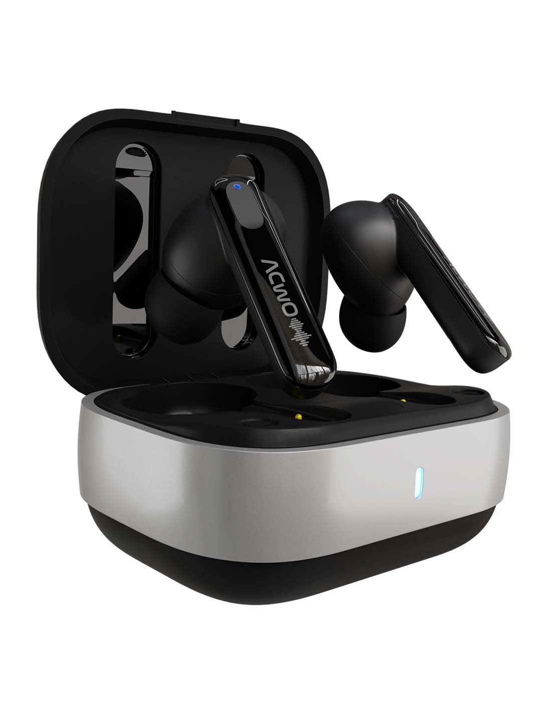Buy ACwO Wireless Earbuds With Quad Mic ENC & Digitial Display ...