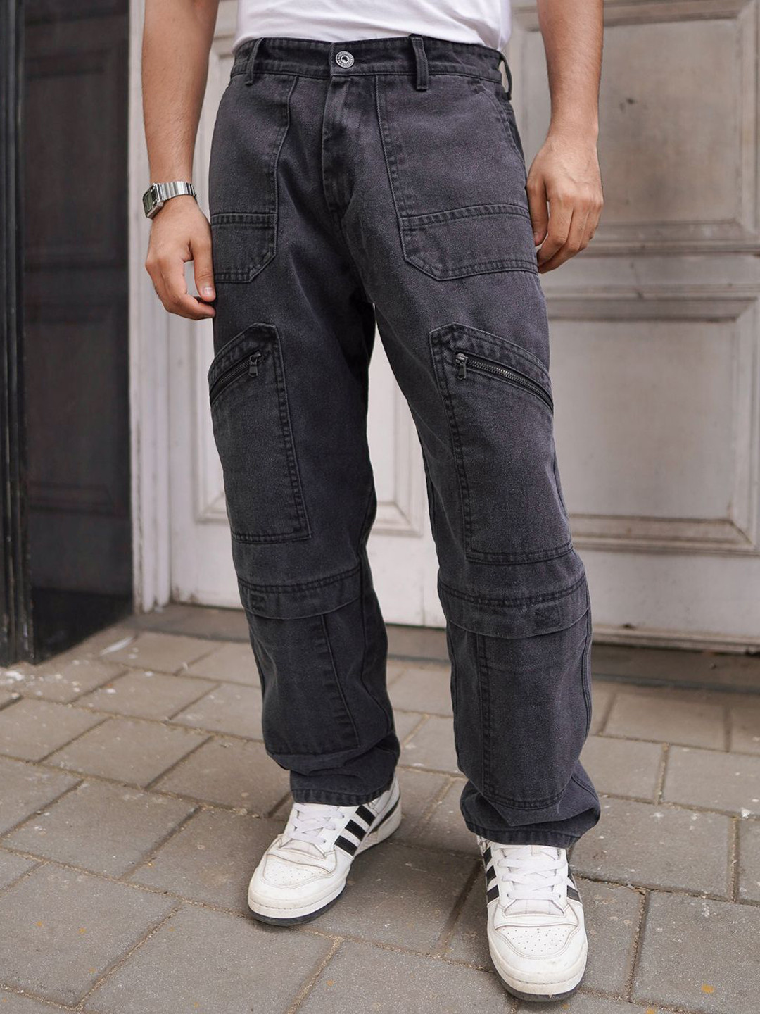 Buy Powerlook Men Boyfriend Fit Cargo Jeans - Jeans for Men 29663122 ...