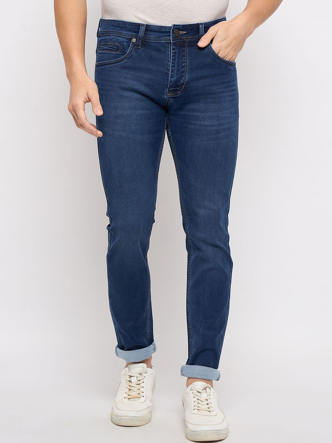 Buy Duke Men Mid Rise Regular Fit Stretchable Jeans - Jeans for Men ...