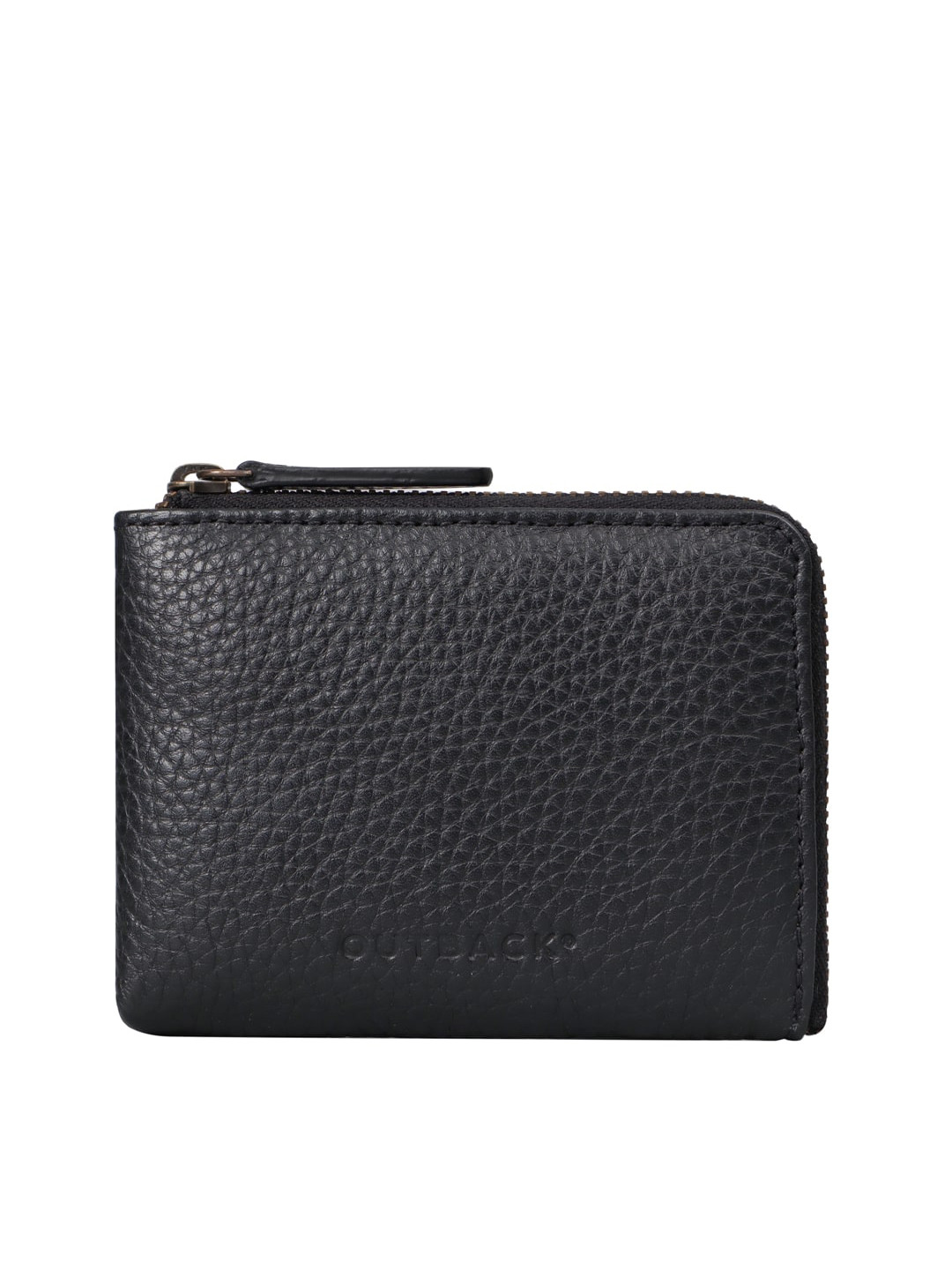 Buy OUTBACK Men Textured Leather Zip Around Wallet - Wallets for Men ...