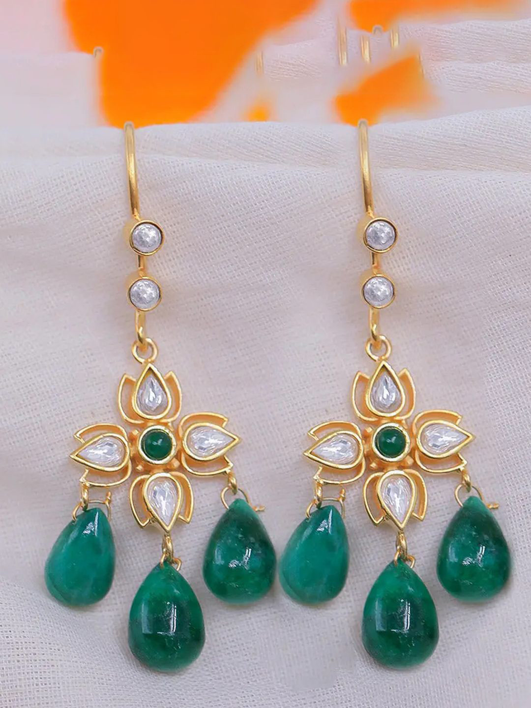 Buy Unniyarcha Women Contemporary Drop Earrings - Earrings for Women ...