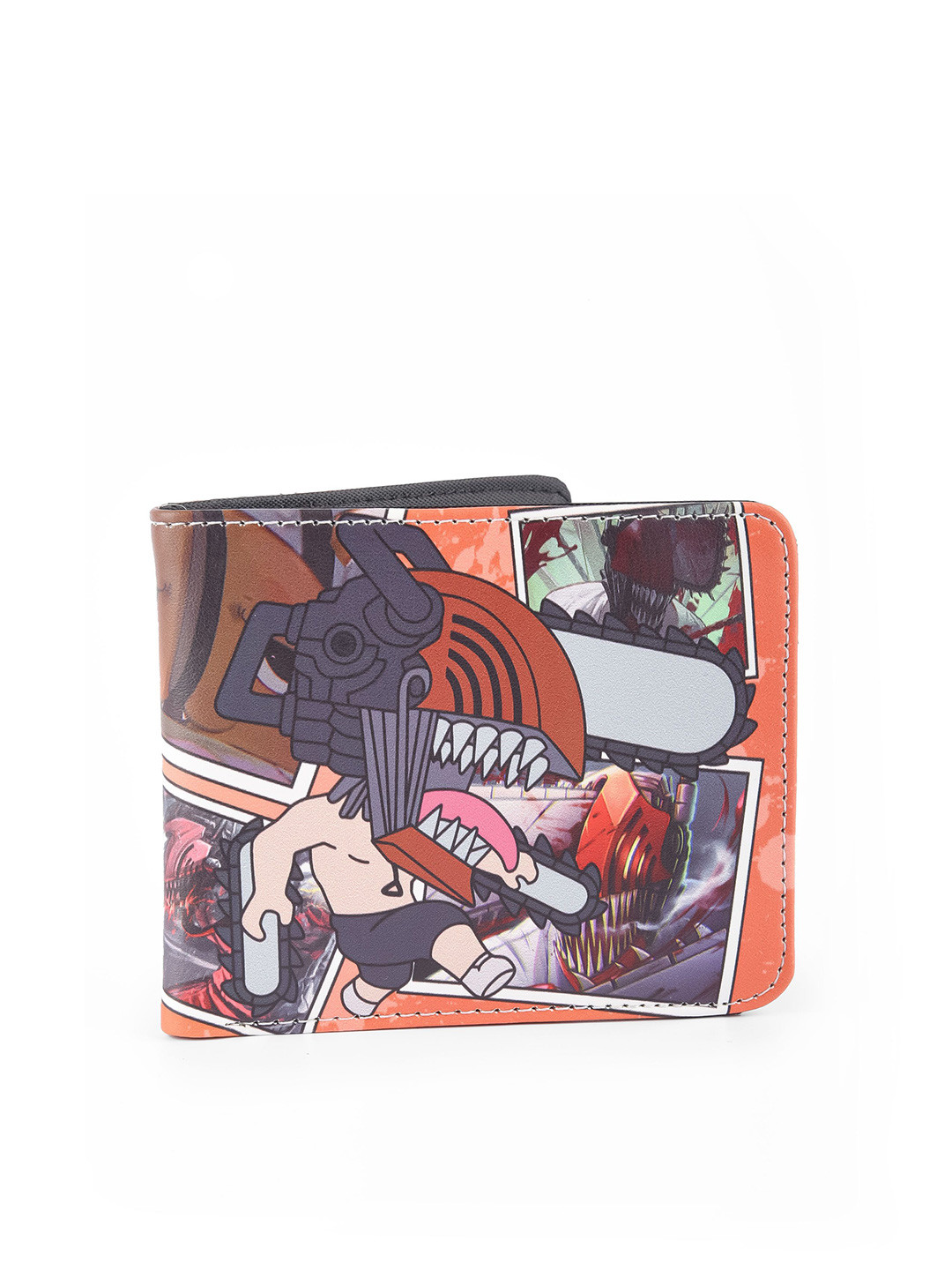 Buy COMICSENSE Men Chainsaw Man Devil Anime Printed Two Fold Wallet ...