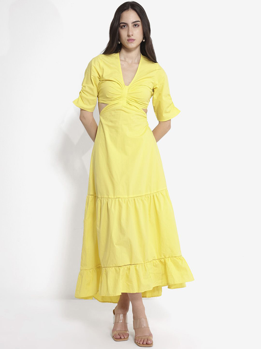Buy RAREISM Cut Outs Maxi Dress - Dresses for Women 29685106 | Myntra