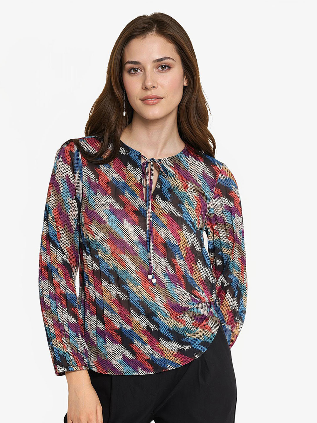 Buy RAREISM Print Cotton Styled Back Top - Tops for Women 29690542 | Myntra