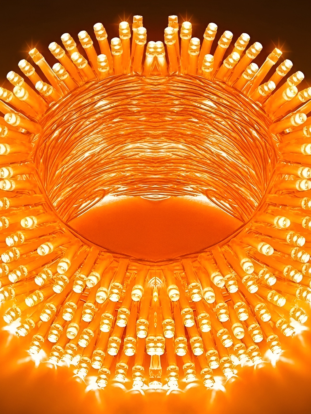 Buy SPARK WORLD Orange Colored LED String Lights - String Lights for ...