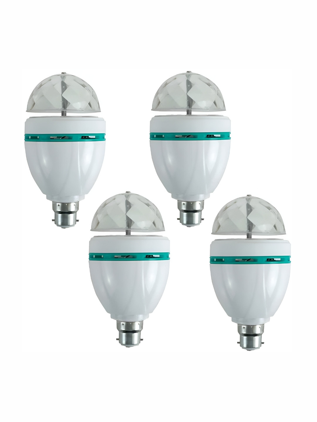 Buy SPARK WORLD White 4 Pieces Rotating Disco LED Ceiling Lamps ...