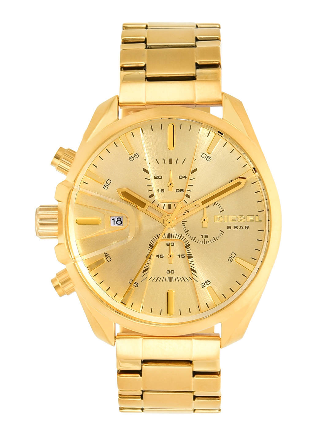 Buy DIESEL Men Gold Toned Chronograph Watch - Watches for Men 2970613 ...