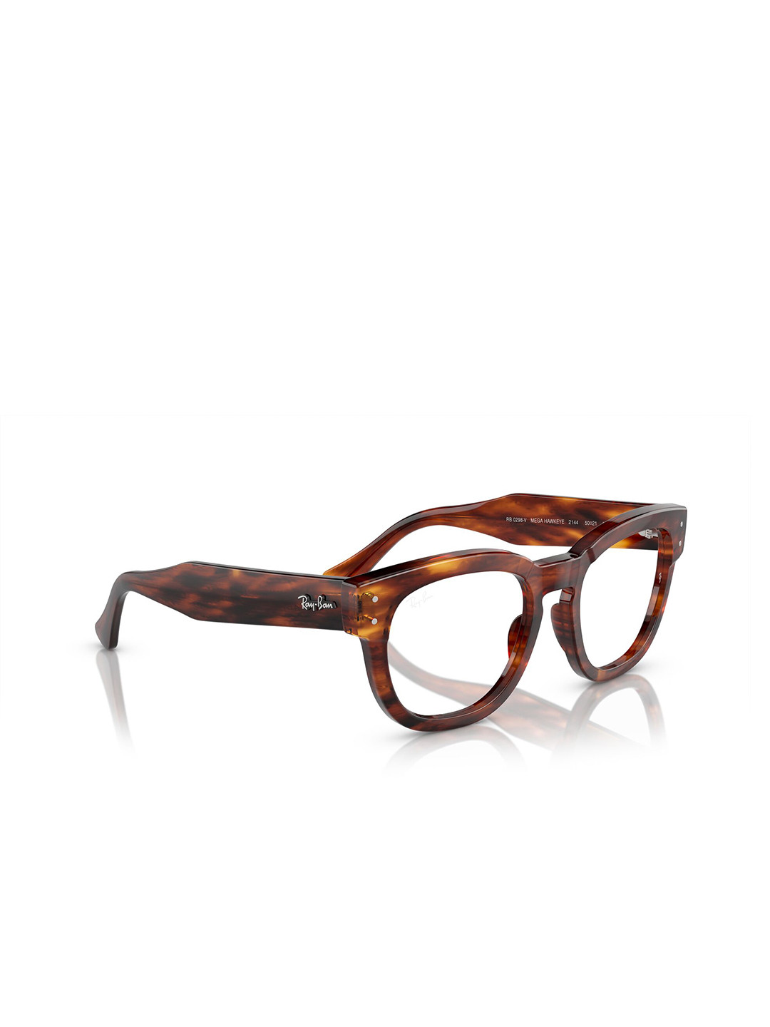 Buy RAY BAN Unisex Square Havana Frames 0RX0298V214448 - Frames for ...