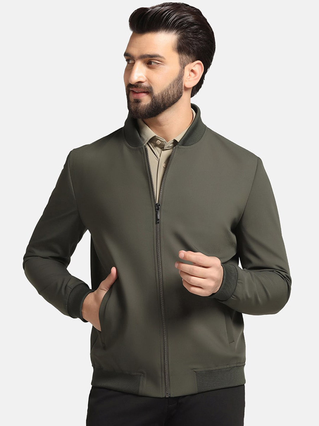 Buy Blackberrys Men Solid Bomber Jacket - Jackets for Men 29709162 | Myntra
