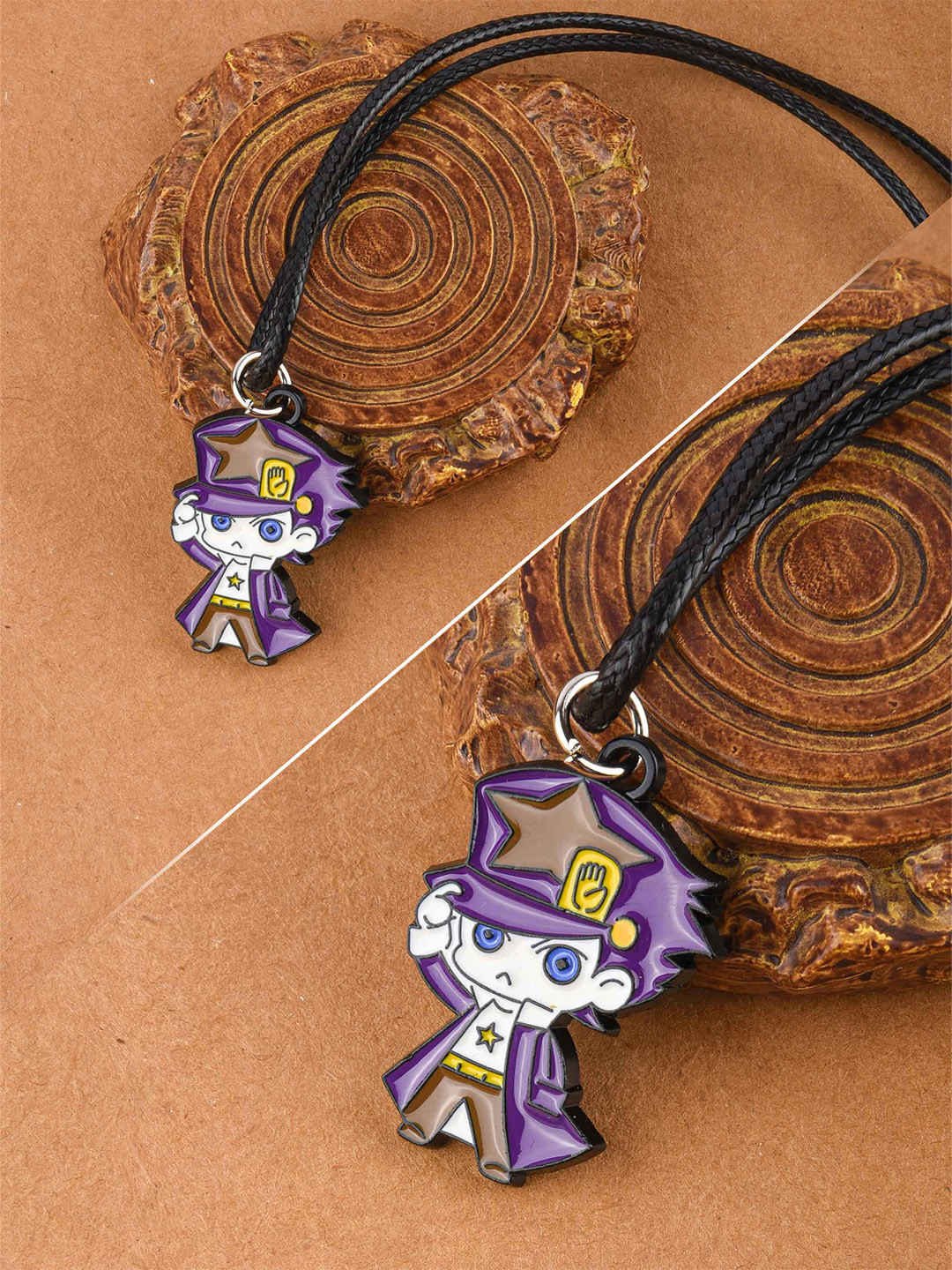 Buy COMICSENSE JoJo's Bizarre Anime Pendant With Chain - Pendant for ...