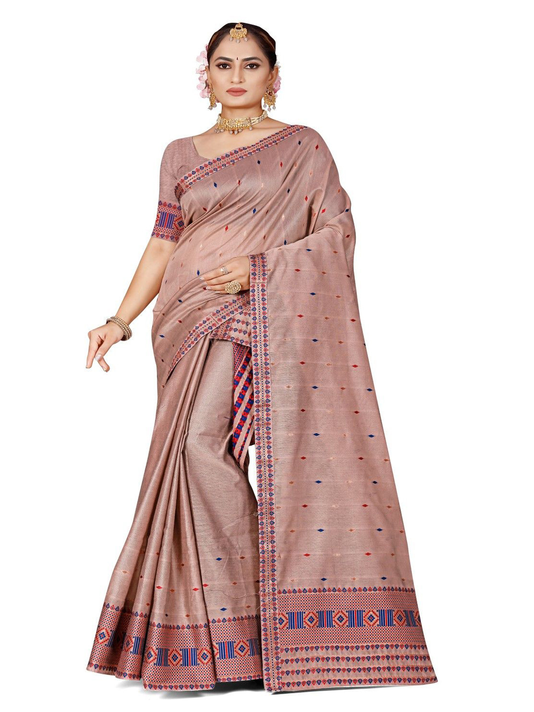 Buy Skiran's Assamese Mekhela Chador Woven Design Saree - Sarees for ...