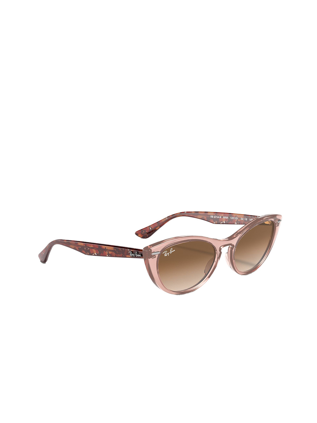 Buy RAY BAN Women Gradient Brown Lens Cat Eye Sunglasses ...