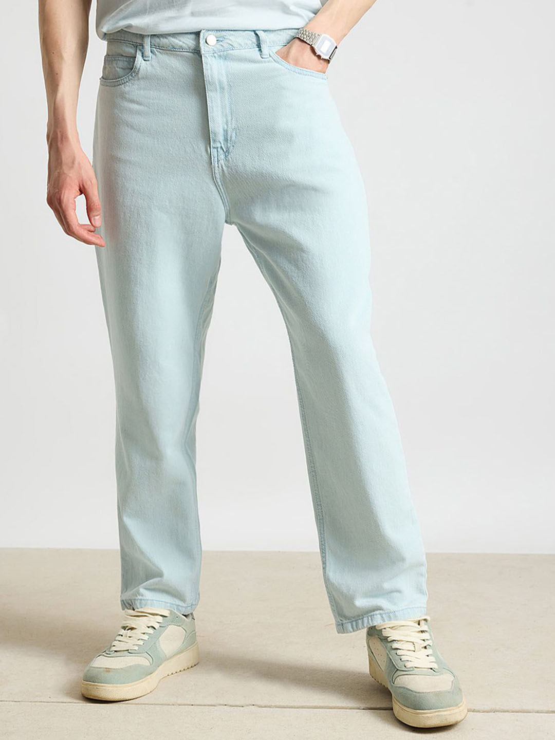 Buy FREAKINS Men High Rise Mildly Distressed Jeans - Jeans for Men ...