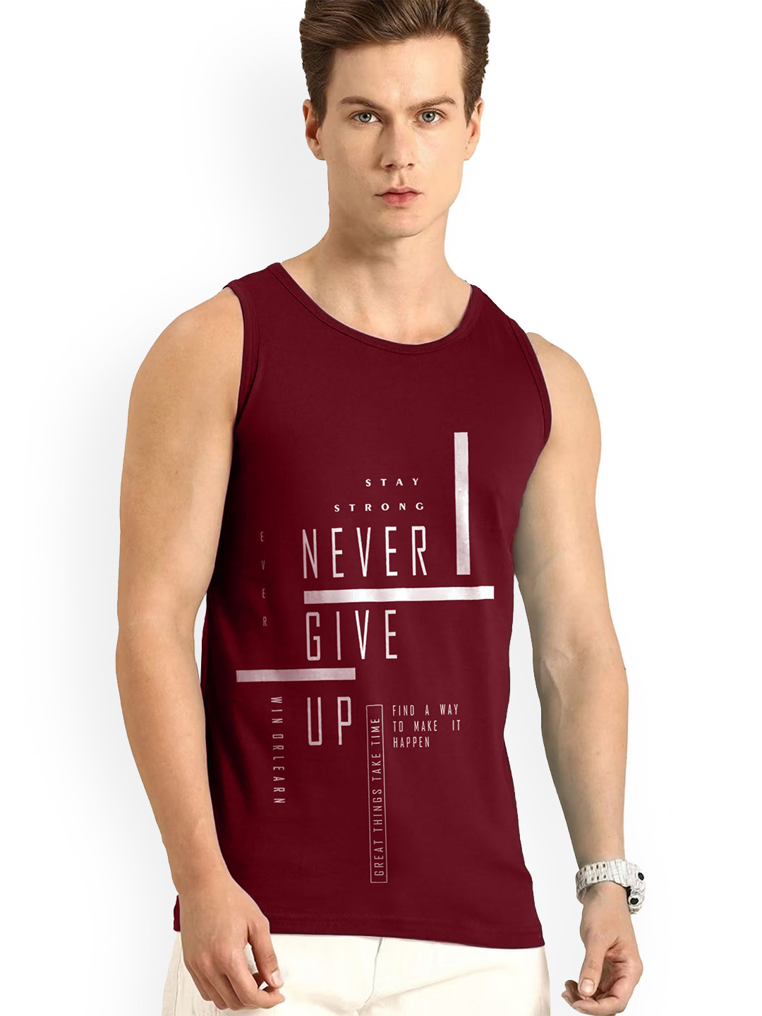 Buy AUSK Printed Innerwear Gym Innerwear Vests AUSK0772 - Innerwear ...
