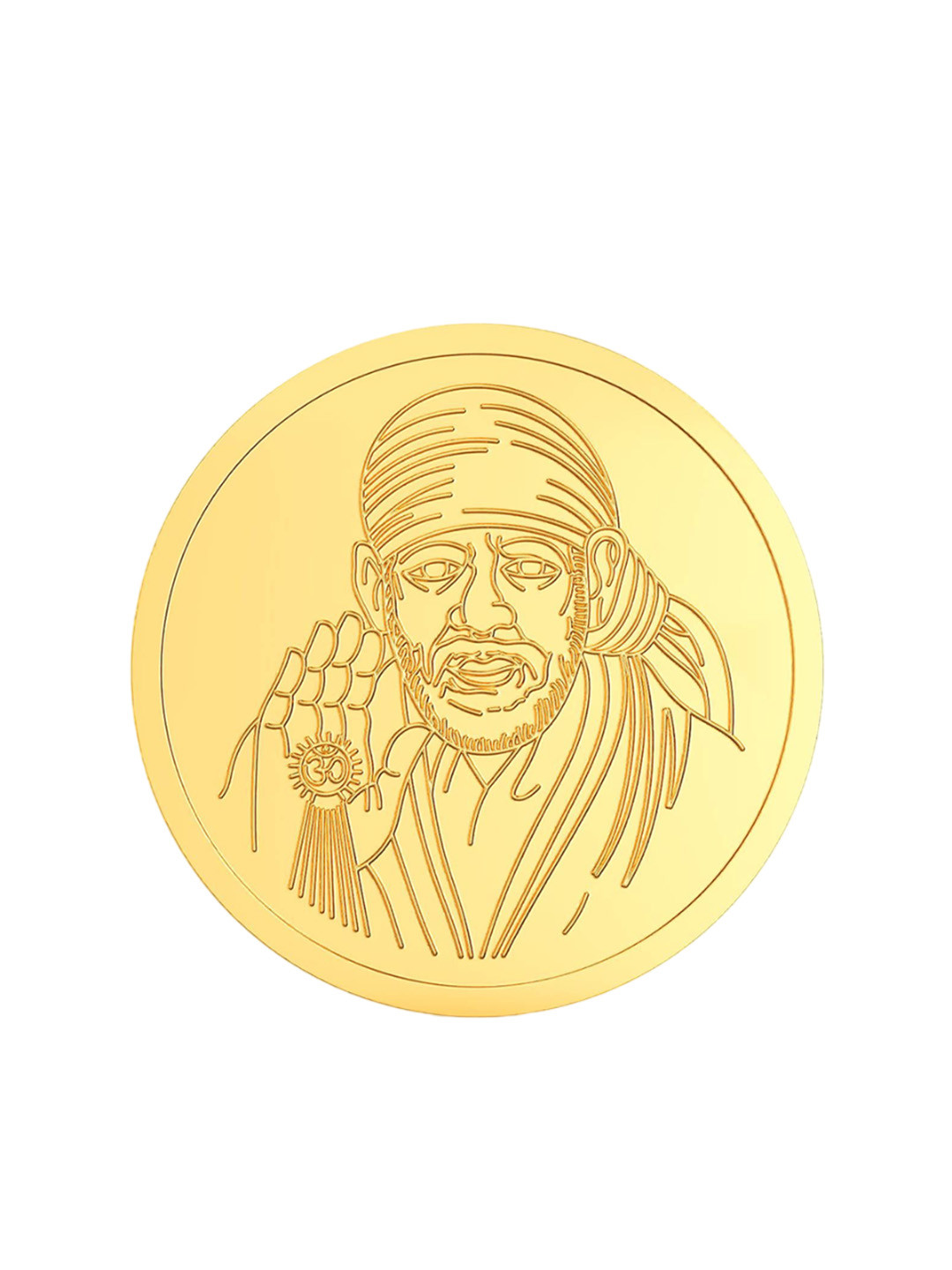 Buy Joyalukkas Sai Baba 22KT Gold Coin 2gm - Gold Coin for Unisex ...