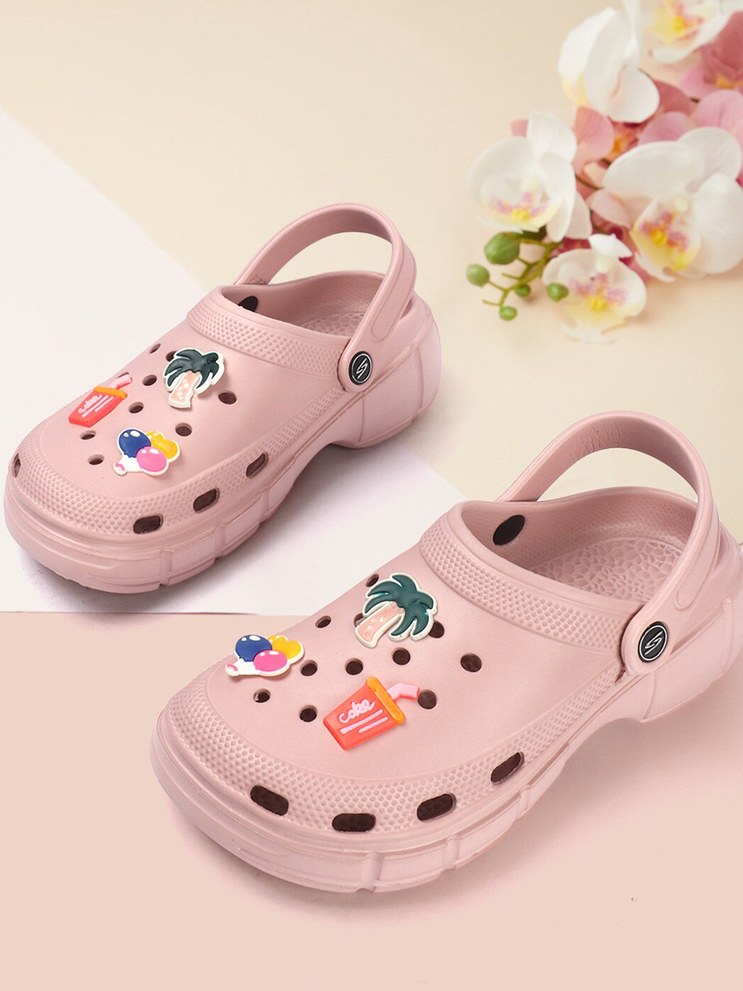 Buy The Roadster Lifestyle Co Women Self Designed Clogs - Flip Flops ...