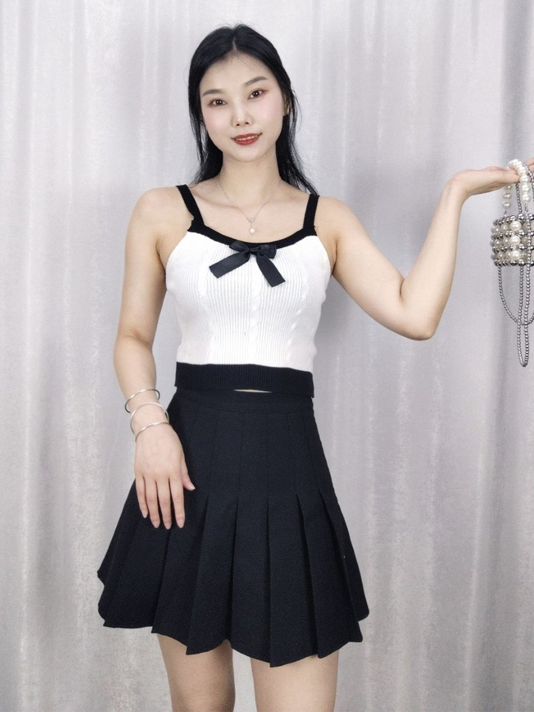 Buy StyleCast Girls White Shoulder Straps Sheer Bow Detail Top - Tops ...