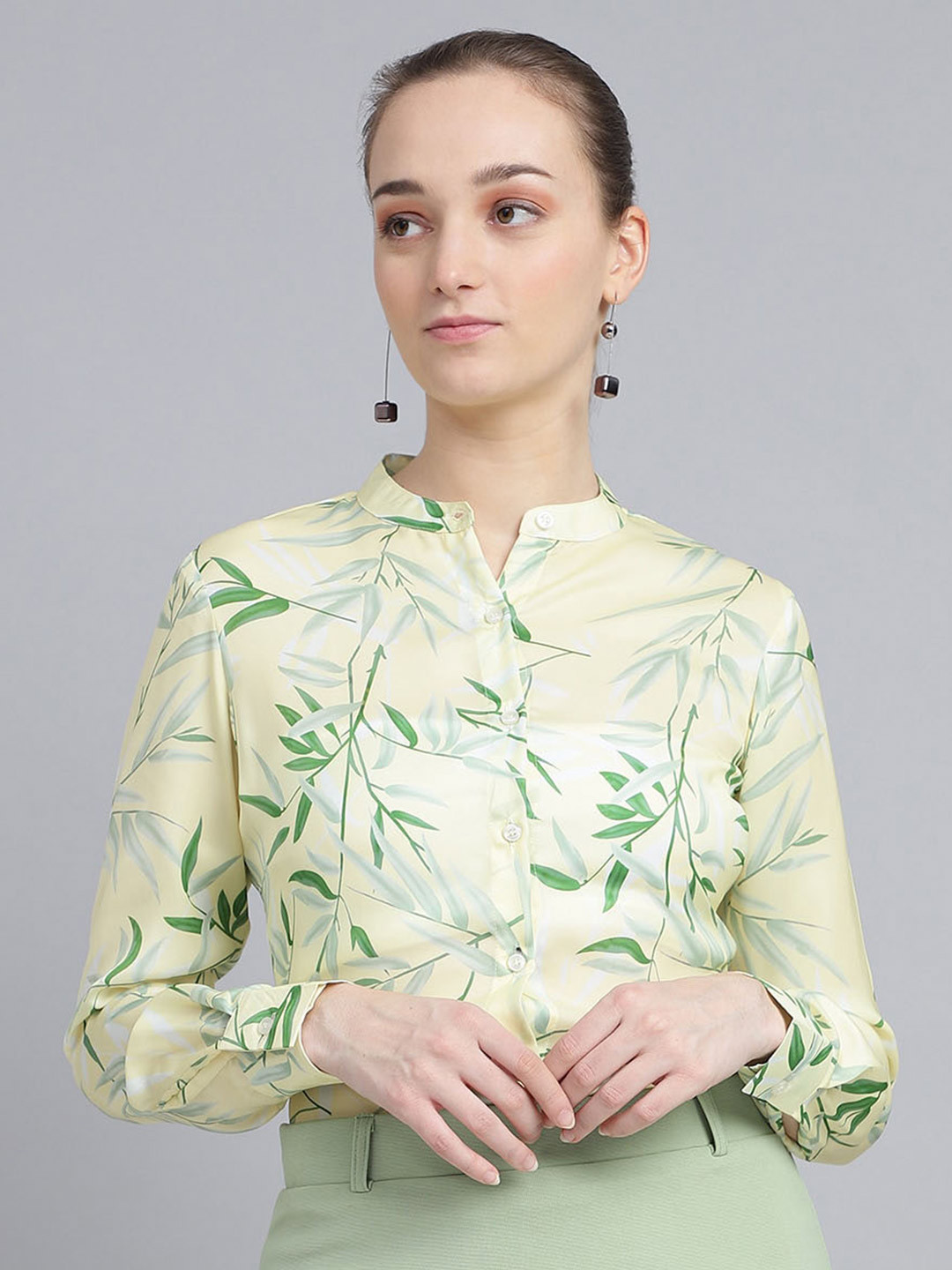 Buy FITHUB Floral Printed Formal Shirt - Shirts for Women 29767686 | Myntra