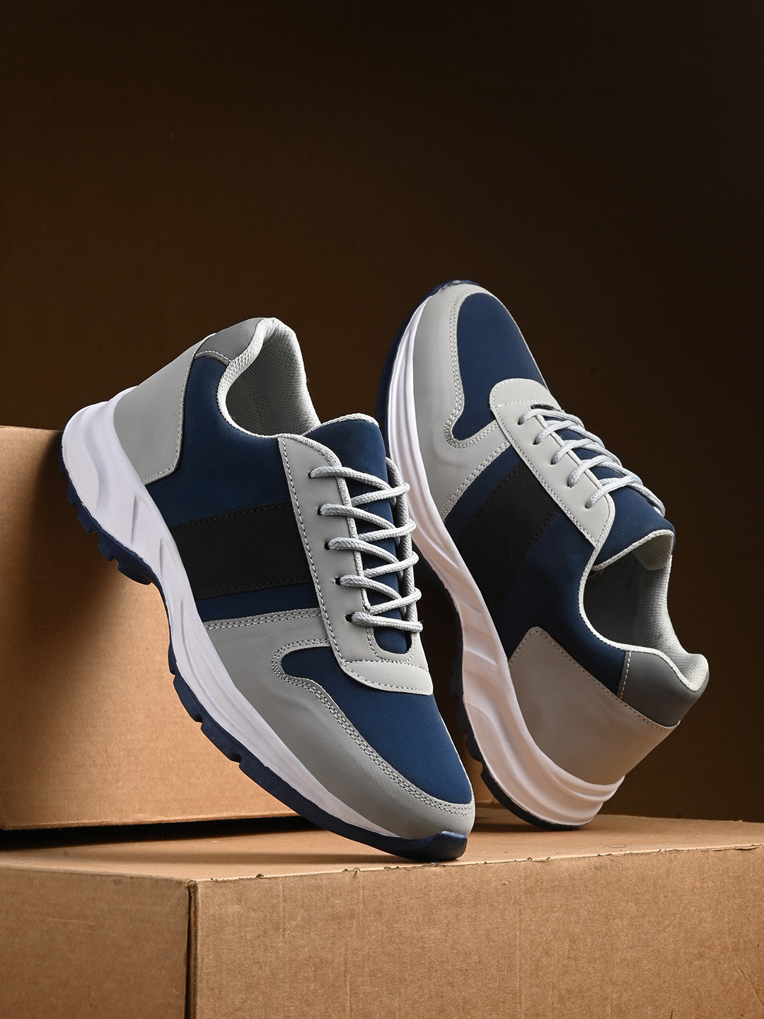 Buy The Roadster Lifestyle Co. Men Grey Lightweight Running Sports ...