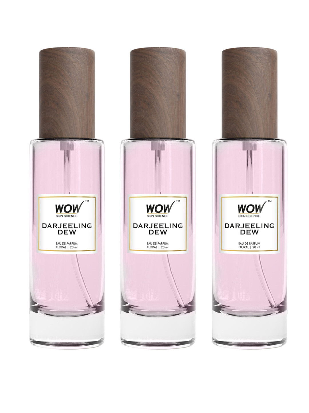 Buy WOW SKIN SCIENCE Women 3 Pcs Darjeeling Dew Eau De Parfum Valentine ...
