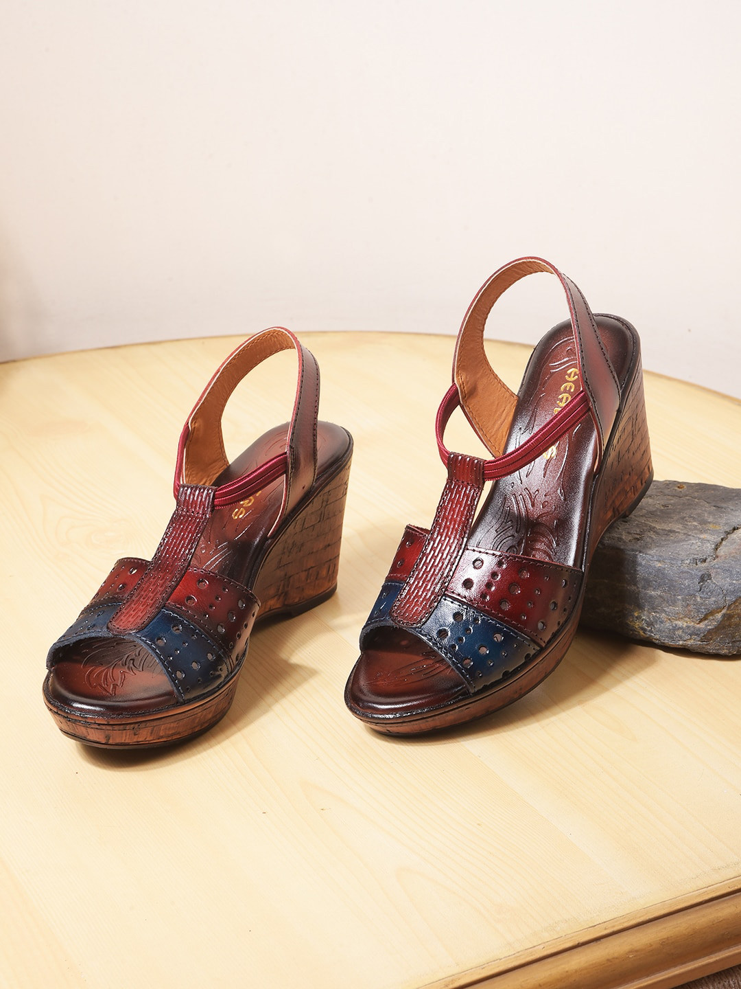 Buy Liberty Textured Open Toe Wedge Heels - Heels for Women 29790818 ...