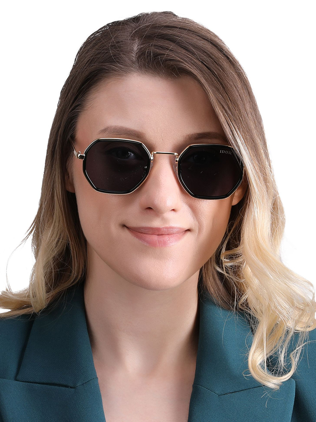 Buy IDOR Unisex Round Sunglasses With UV Protected Lens IDOR 3410 BLK - Sunglasses for Unisex ...