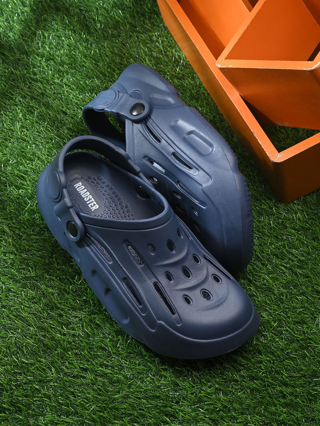 Buy The Roadster Lifestyle Co. Men Blue Comfort Lightweight Clogs ...