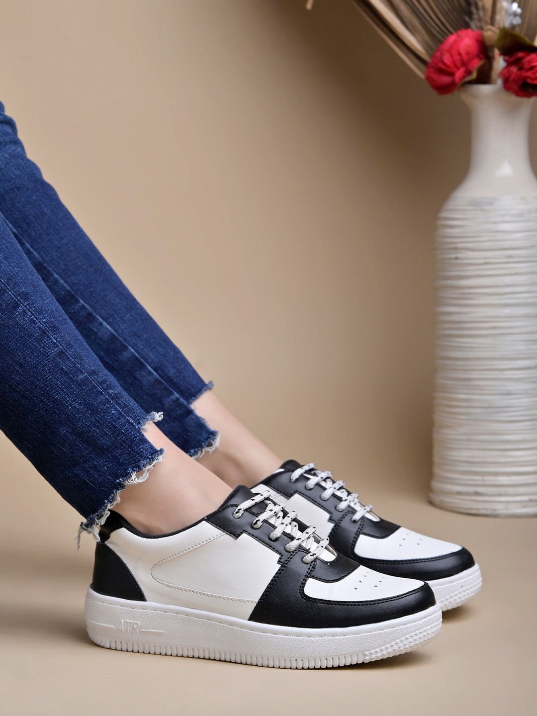 Buy Shoetopia Women Colourblocked Sneakers - Casual Shoes for Women ...