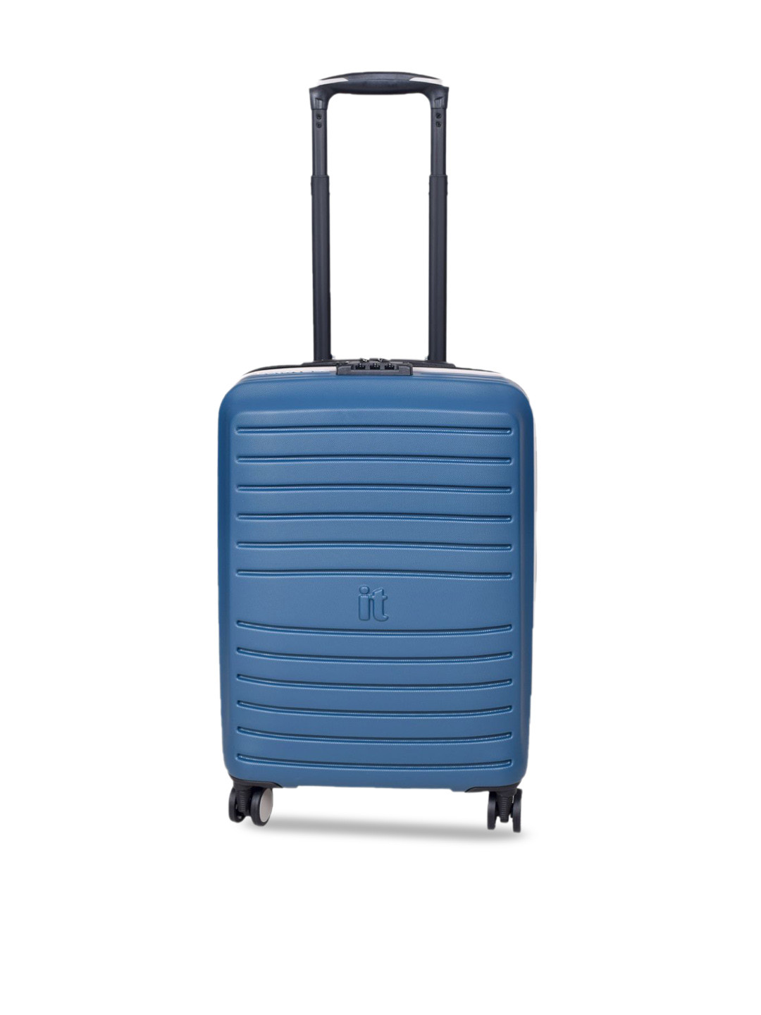 Buy IT Luggage Eco Protect Textured Hard Sided Cabin Trolley Bag ...